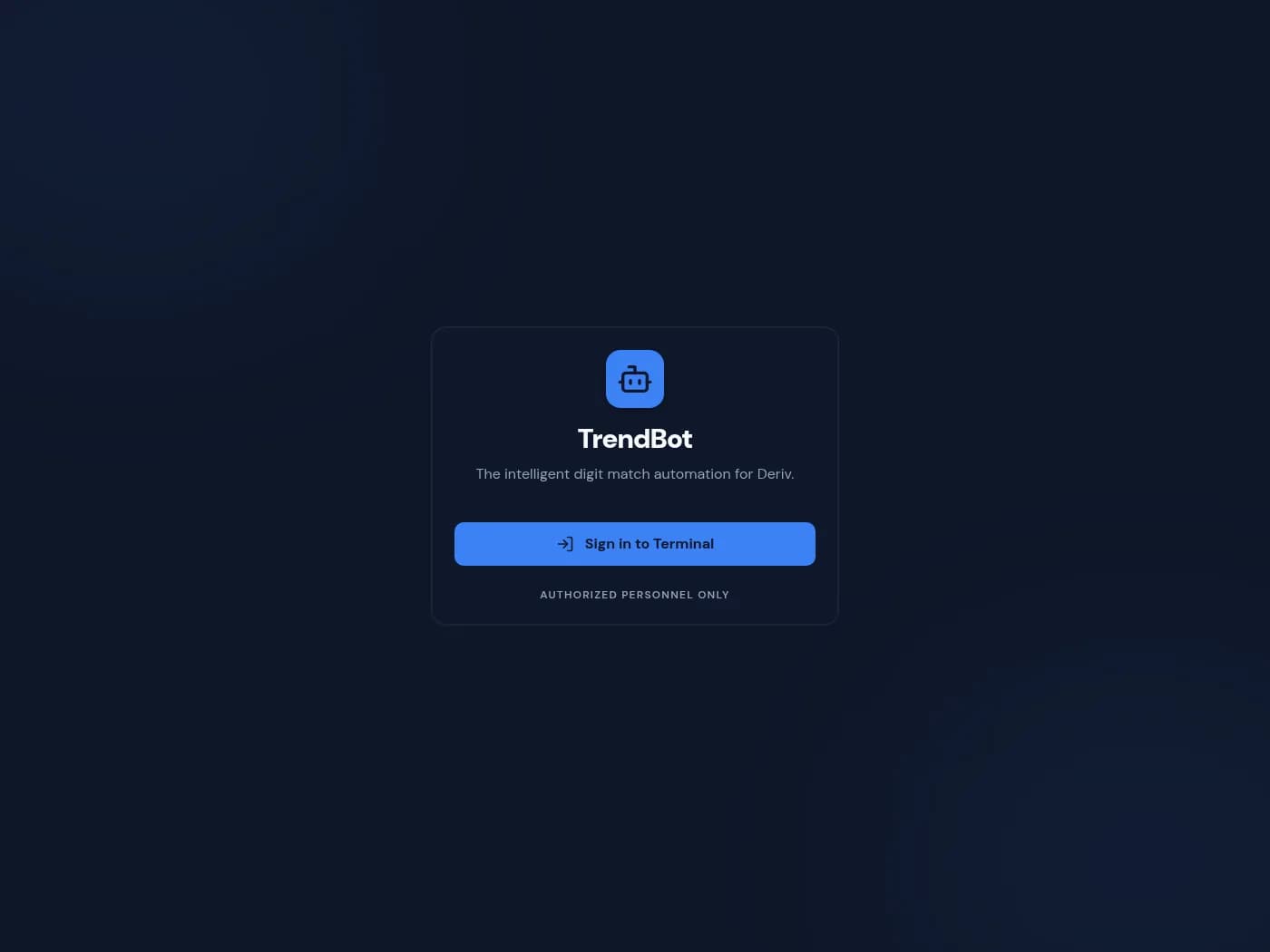 Deriv TrendBot