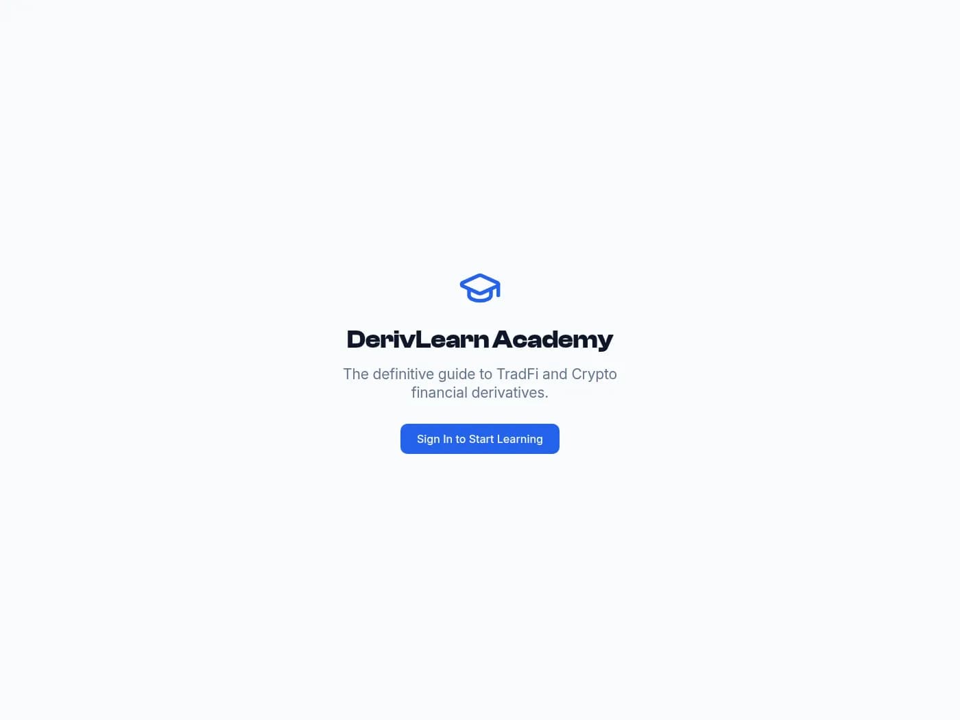 DerivLearn Academy
