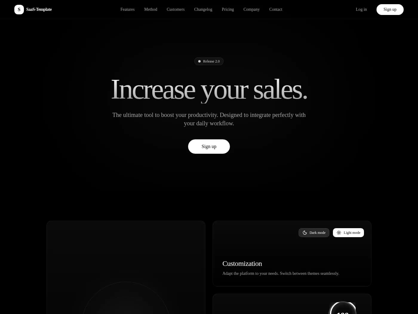Design-Inspired Landing Page