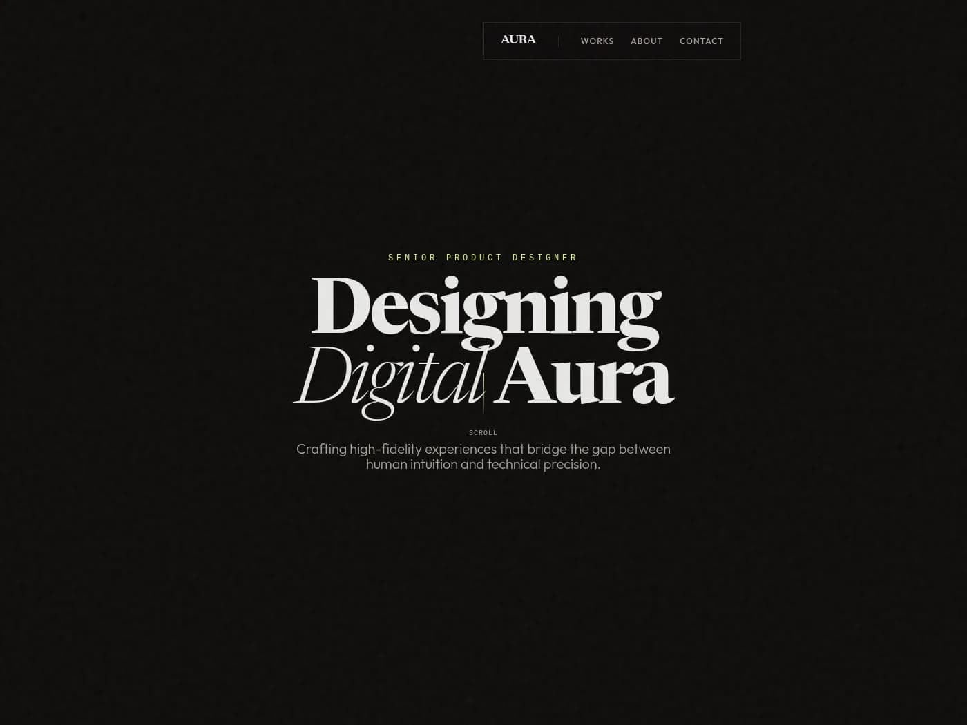 Next-Gen Designer Portfolio