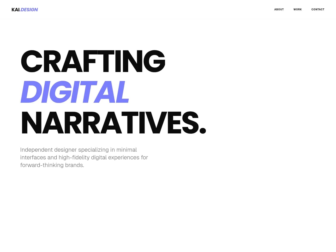 Premium Designer Portfolio