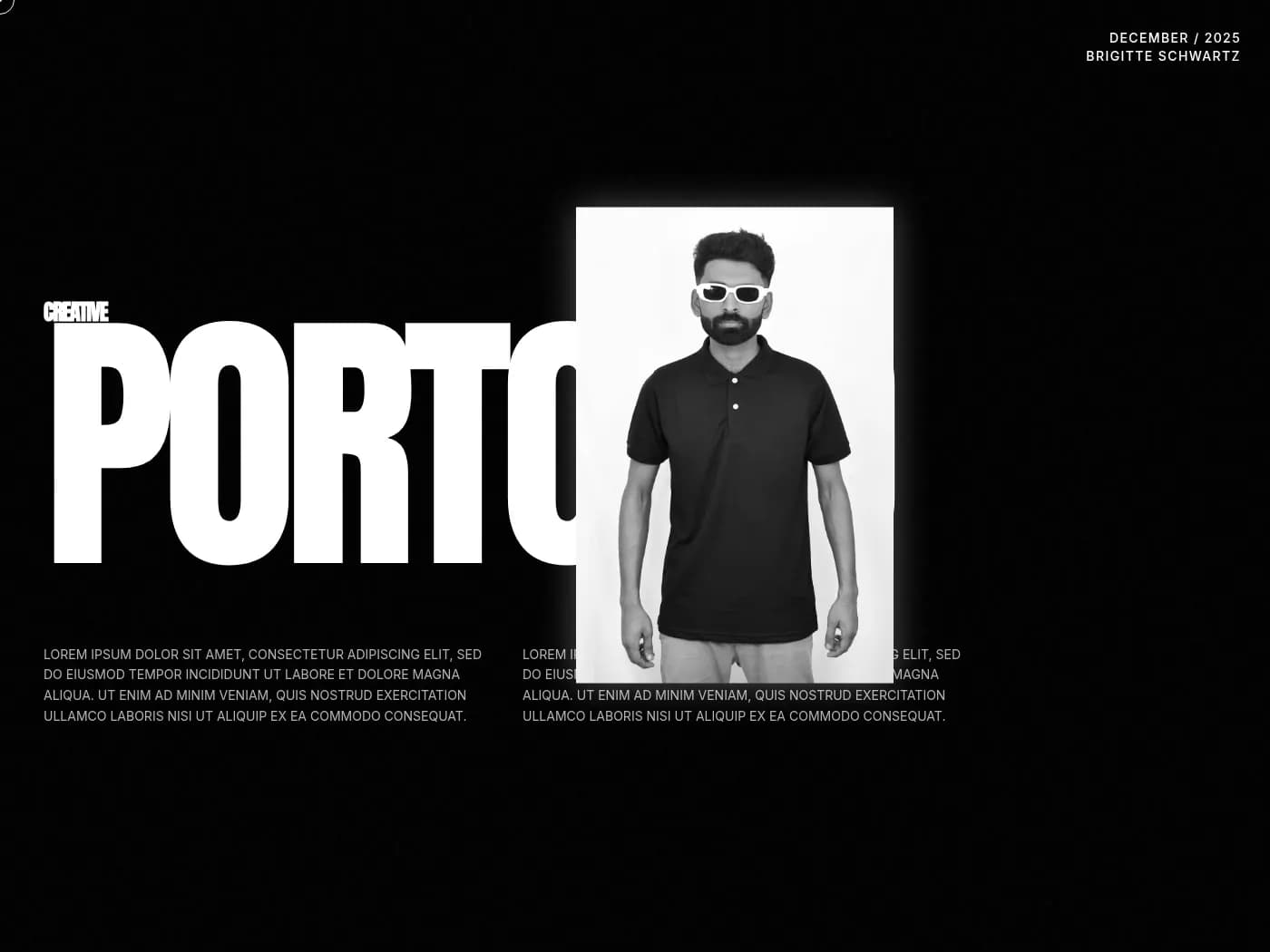 Designer Portfolio Site