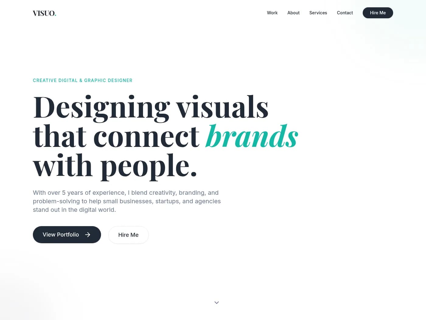 Visuo Designer Portfolio