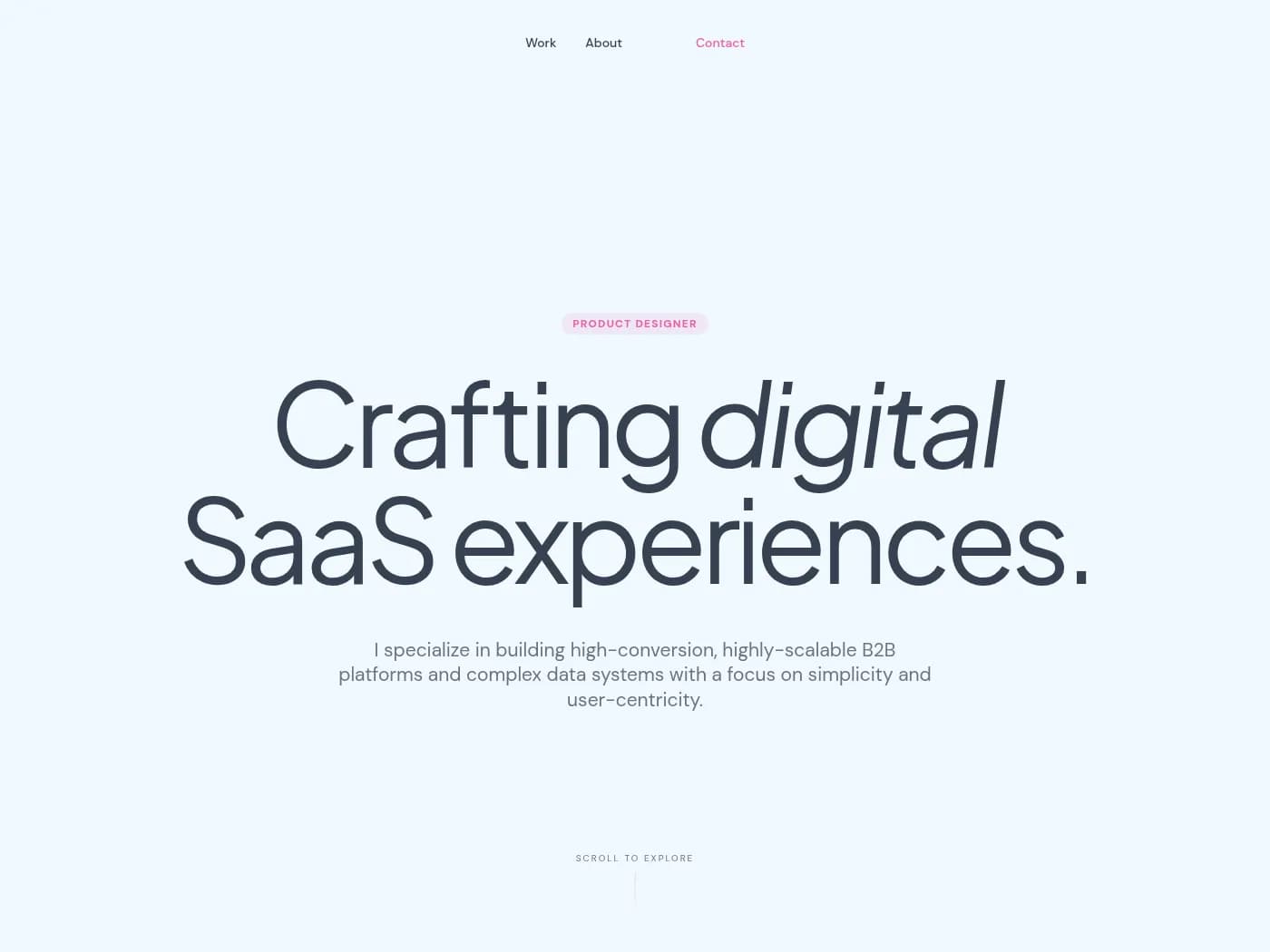 Product Designer Portfolio