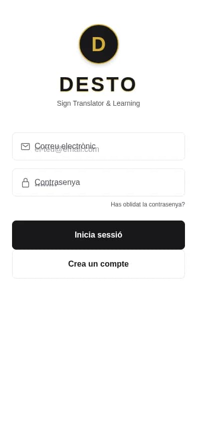 DESTO Sign Translator