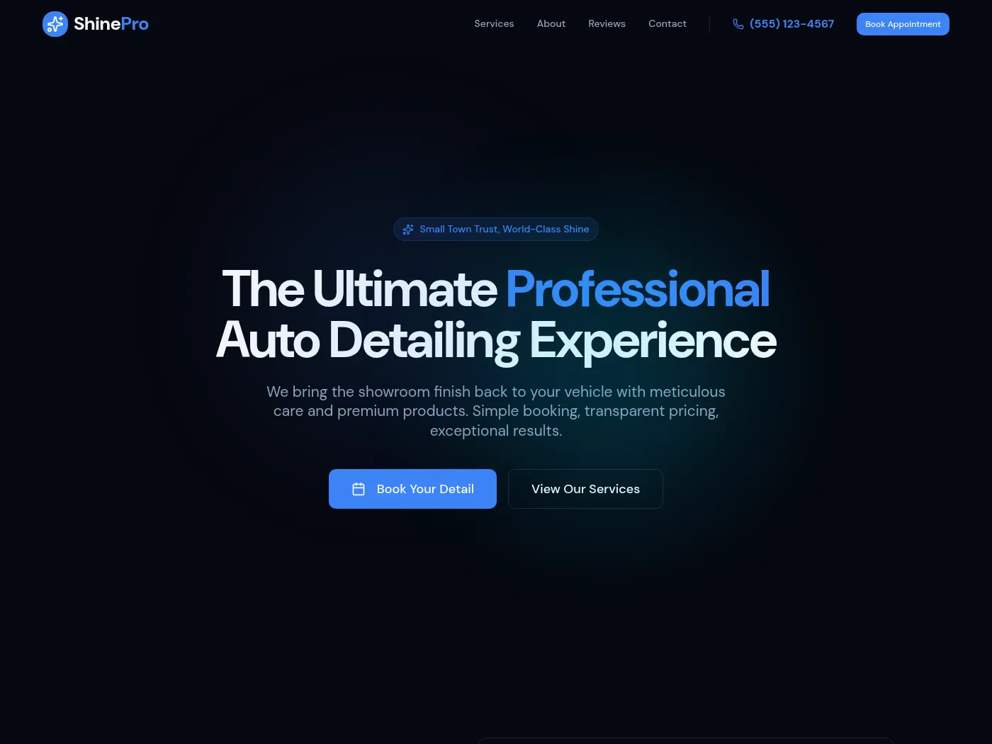 ShinePro Detailing Site