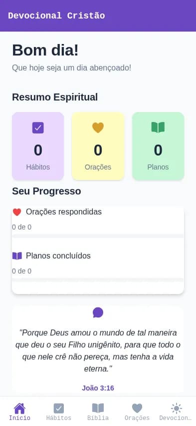 Devocional Cristão App