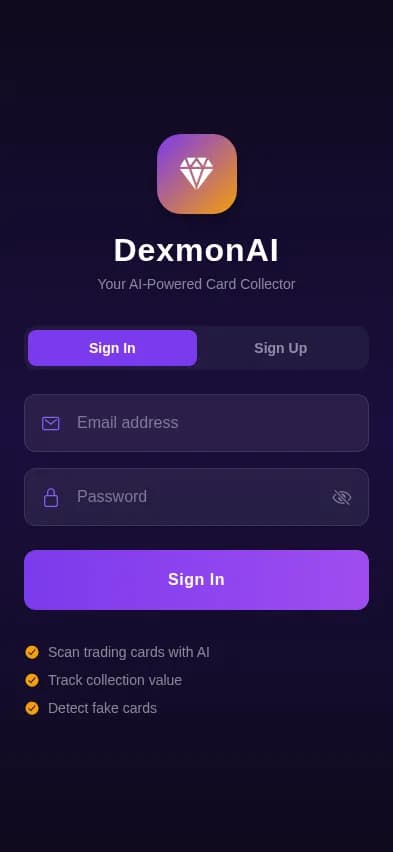 DexmonAI Collector Hub