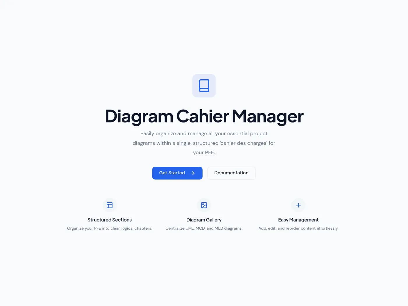 Diagram Cahier Manager