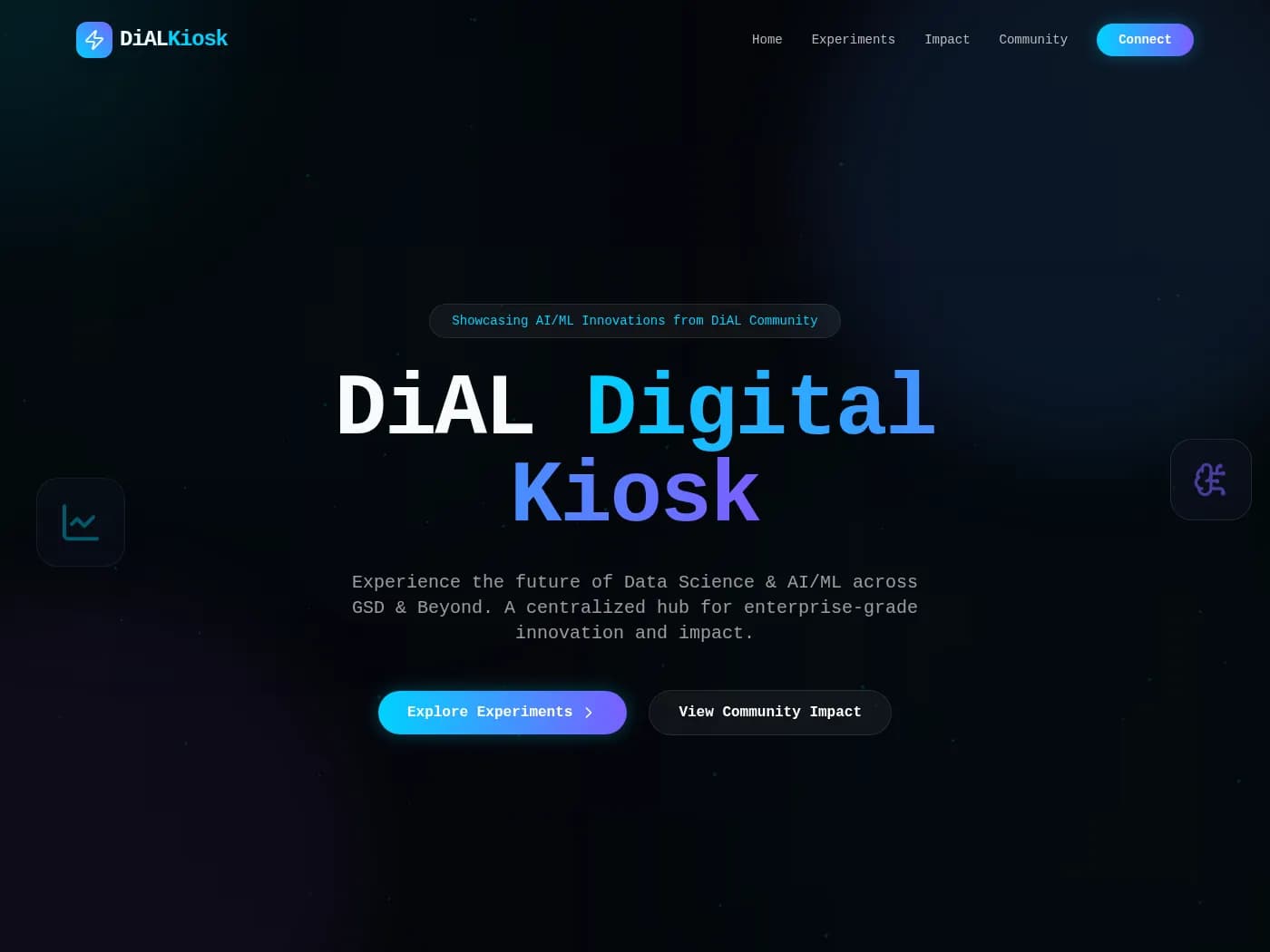 DiAL Digital Kiosk UI