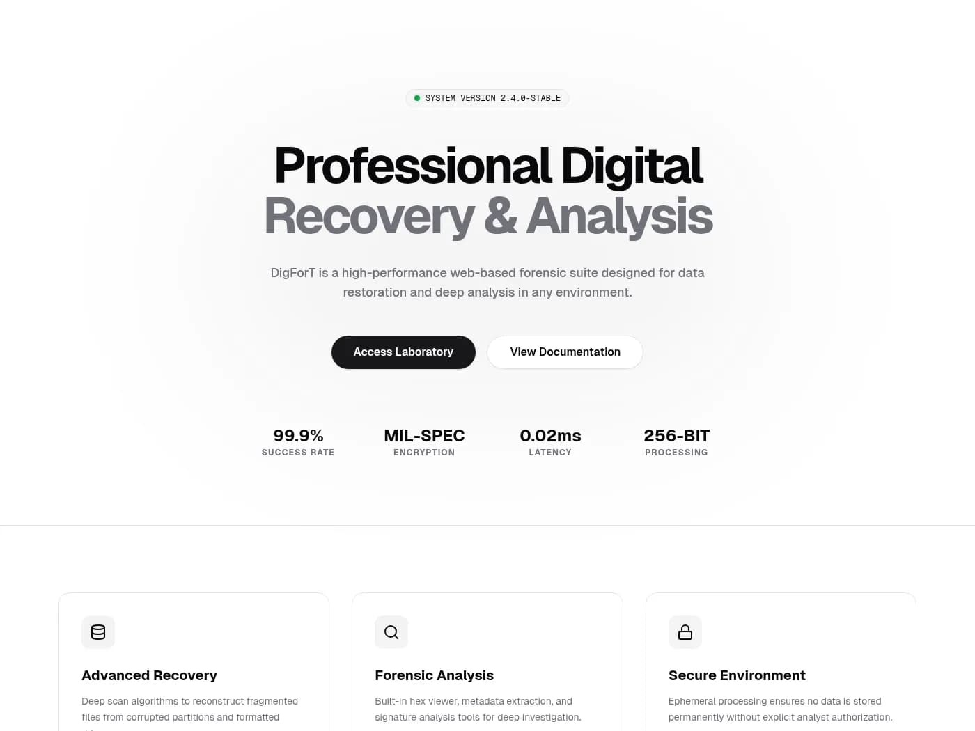 DigForT Data Recovery Suite