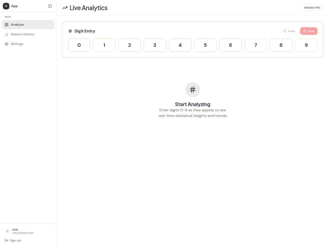 Digit Match Analyzer