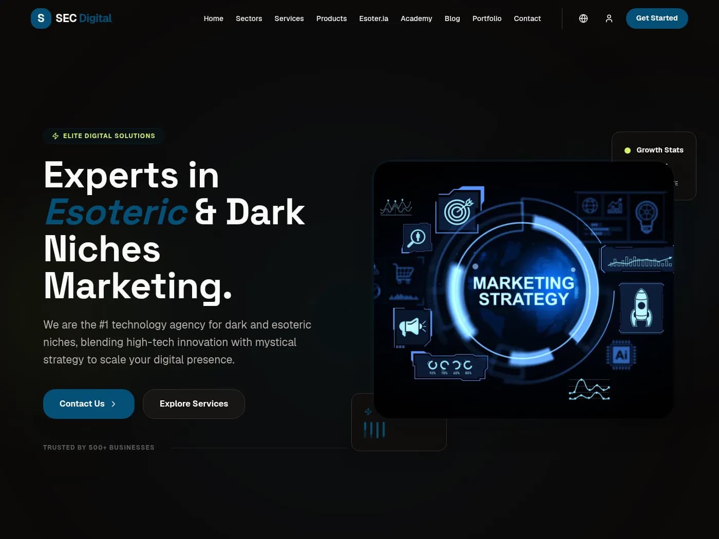 Elite Digital Agency Site