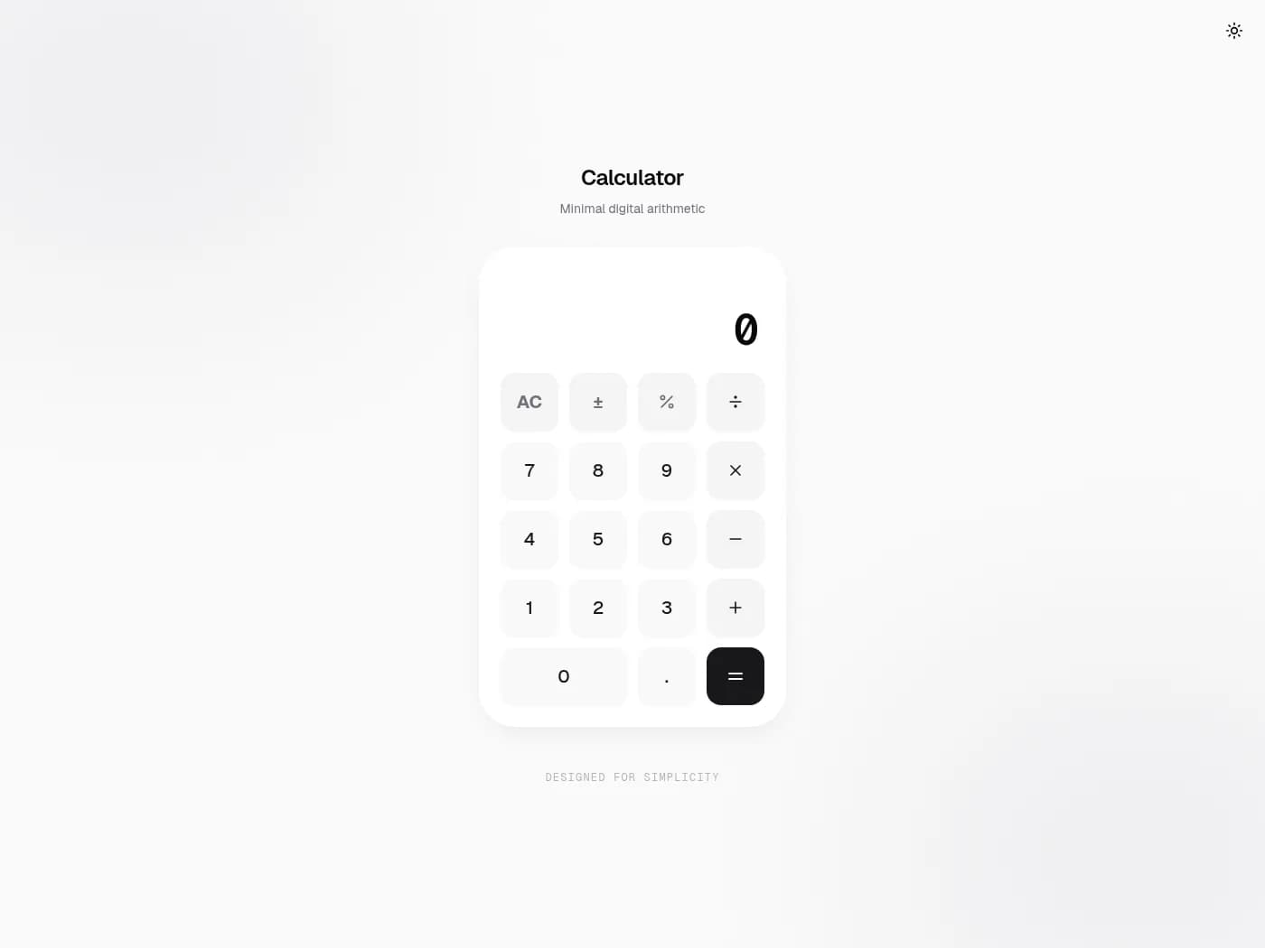 Digital Calculator