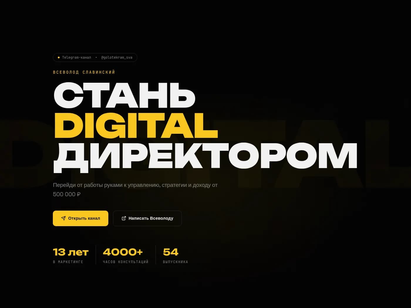 Digital Director Showcase