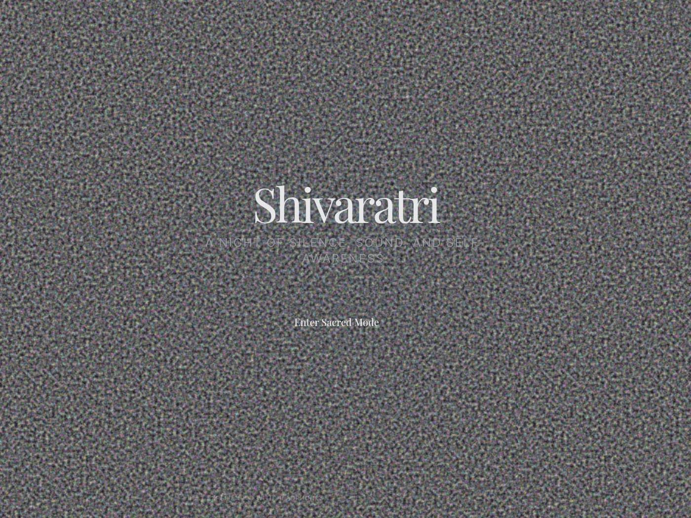 Digital Shivaratri Experience