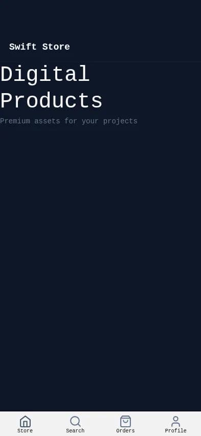 Swift Digital Storefront
