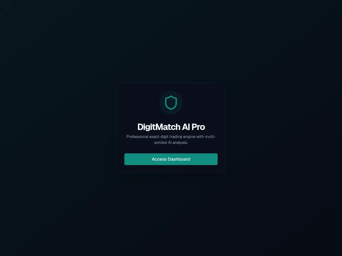 DigitMatch AI Pro Dashboard