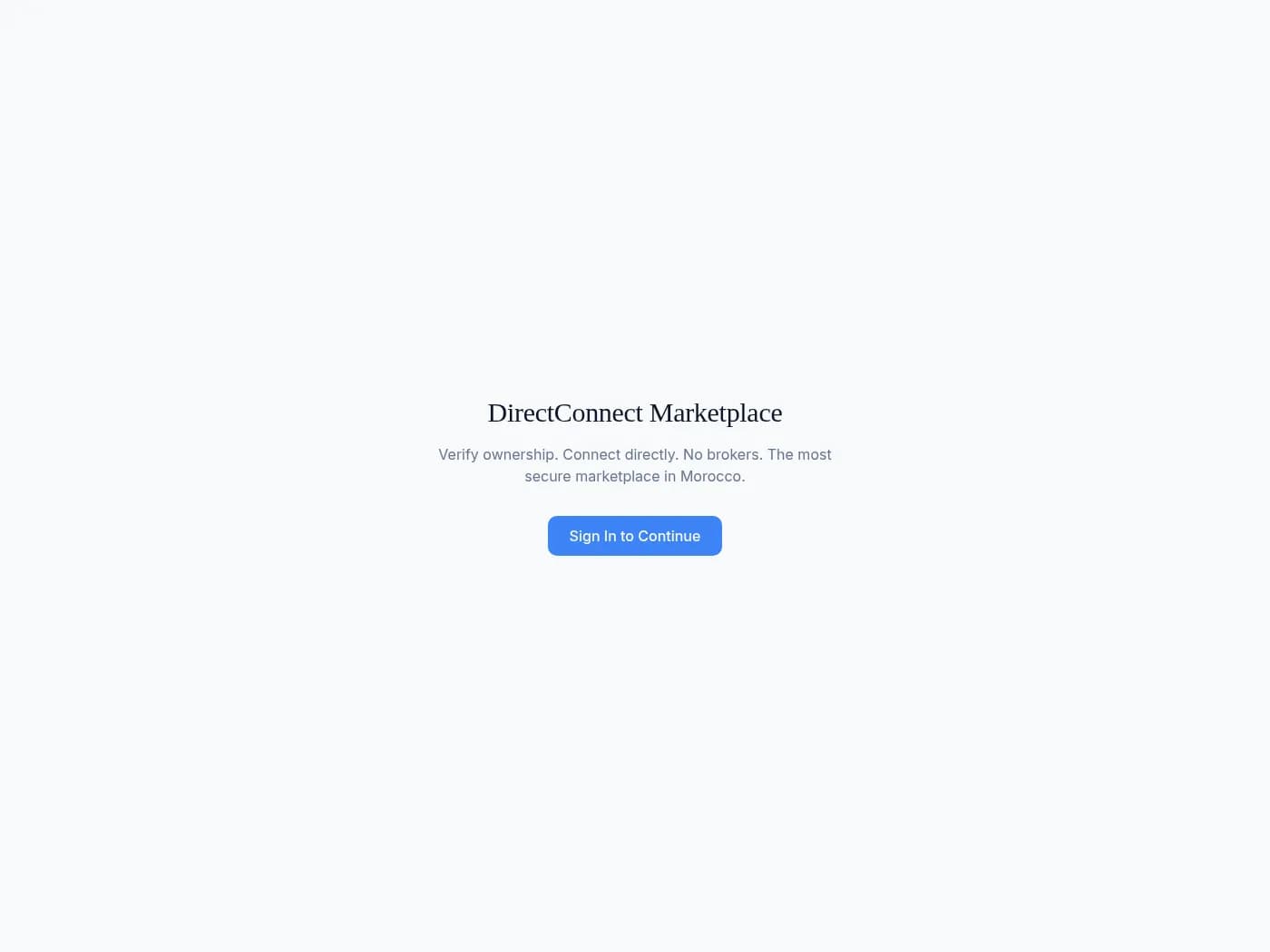 DirectConnect Marketplace