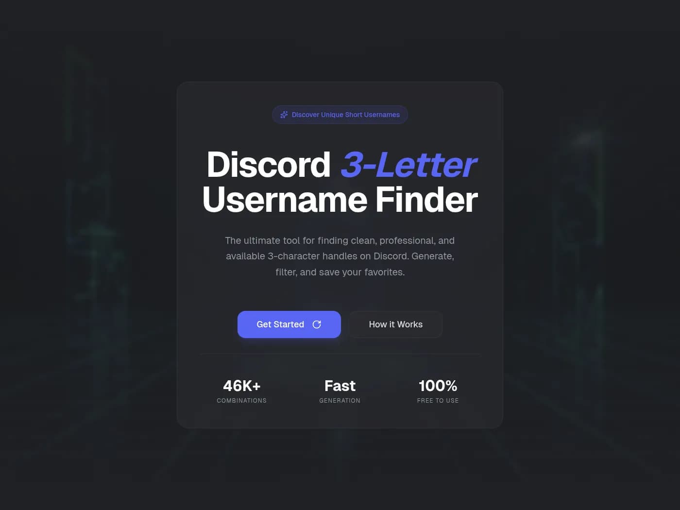 Discord 3-Letter Finder