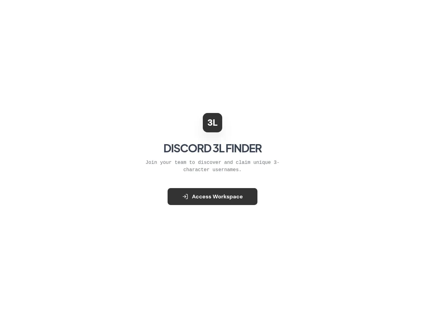Unique Discord Username Finder