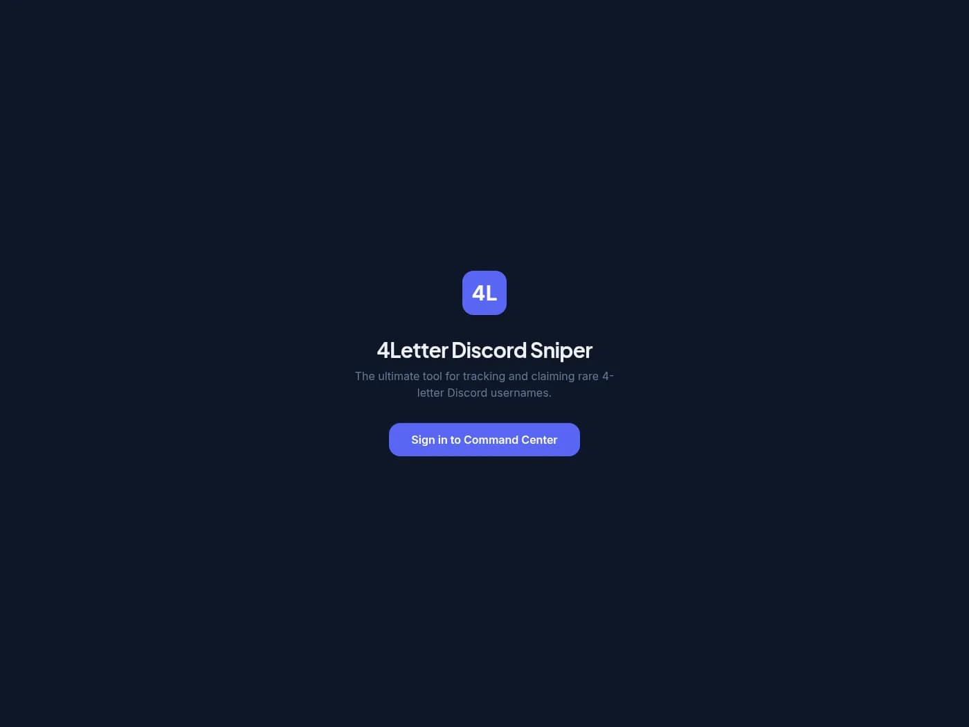 4Letter Discord Sniper