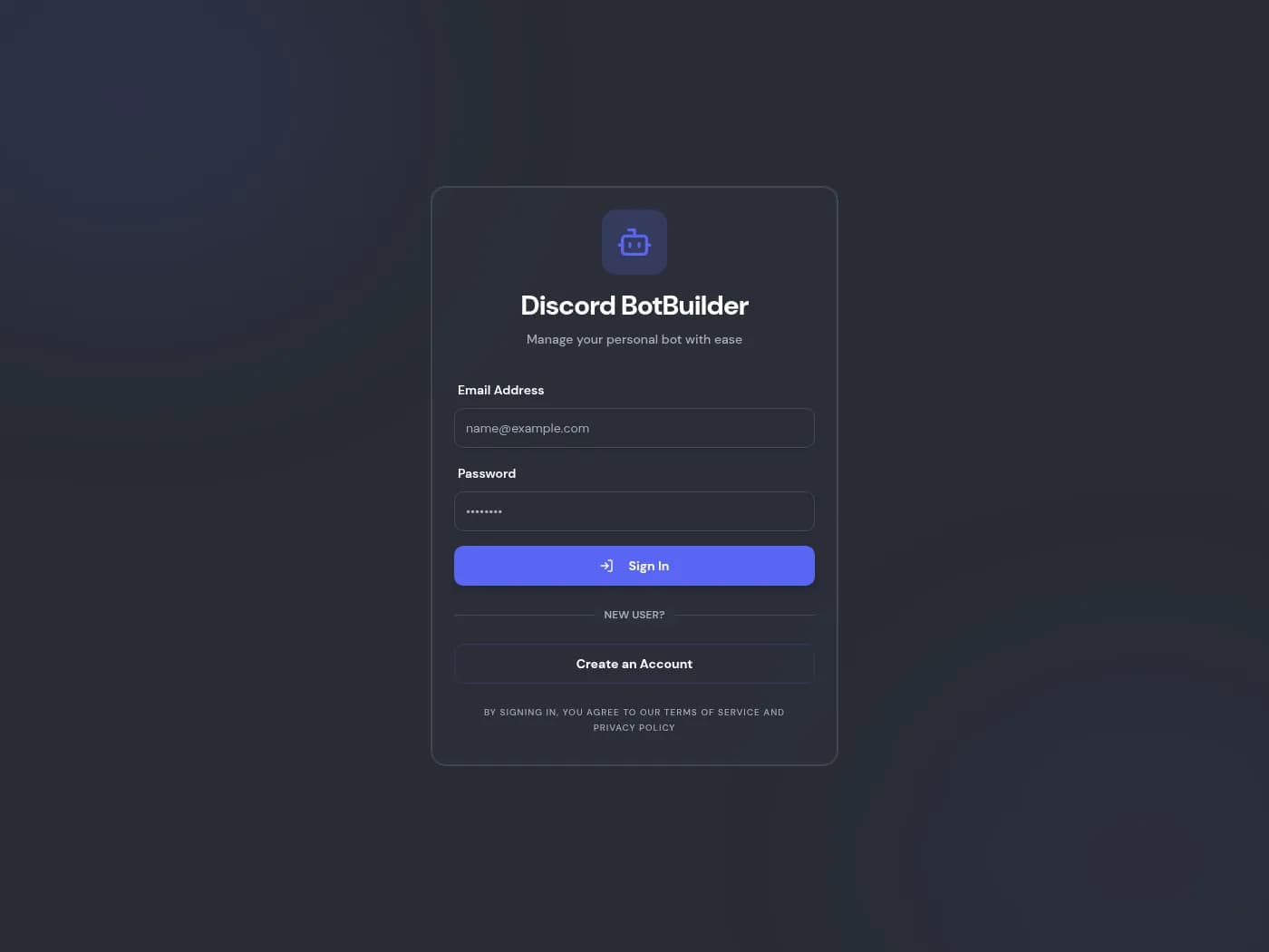 DiscordBot Builder