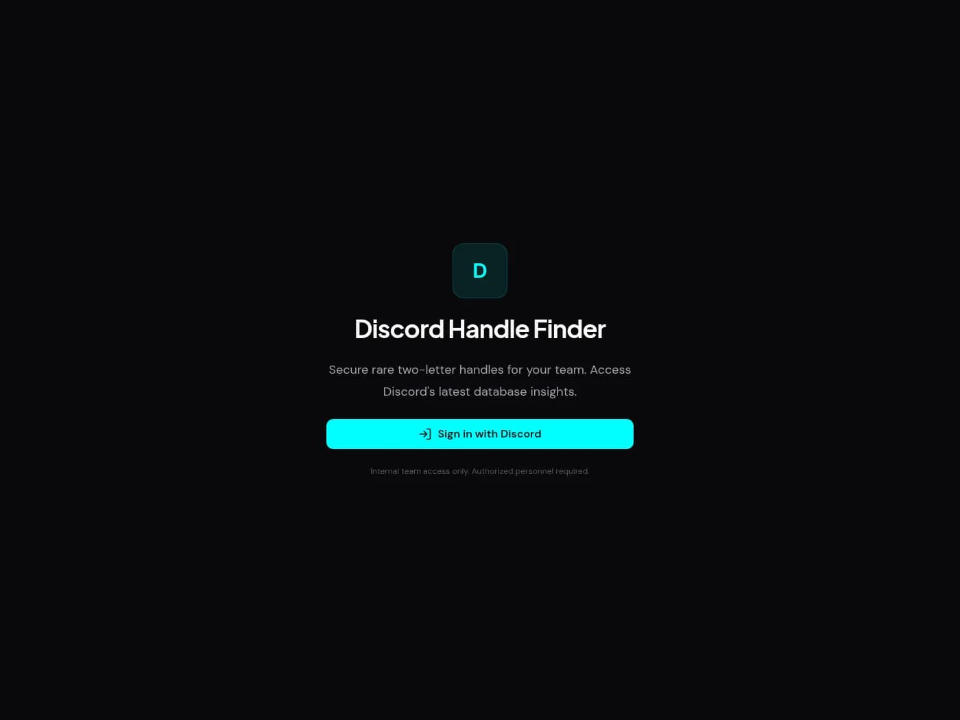 Discord Handle Finder