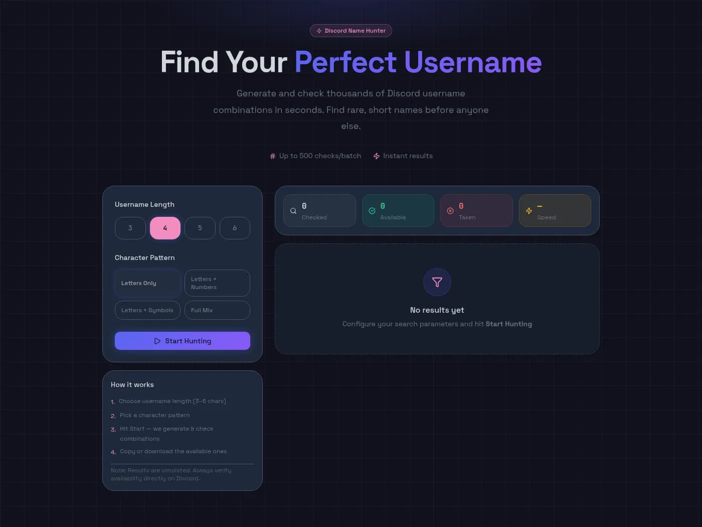 Discord Name Hunter