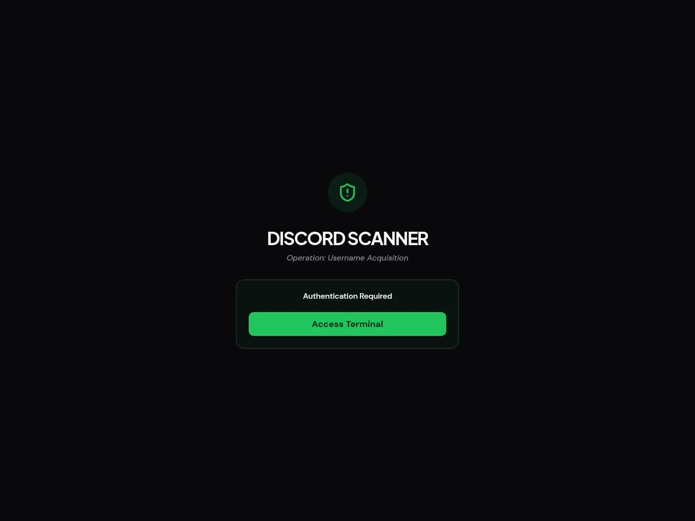 Discord Name Scanner