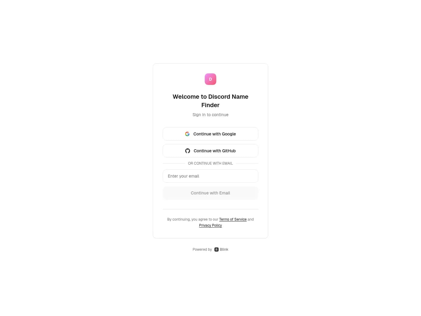 Discord Name Finder