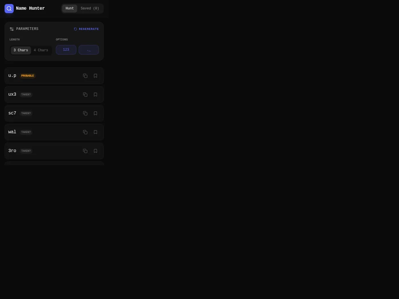 Discord Name Hunter