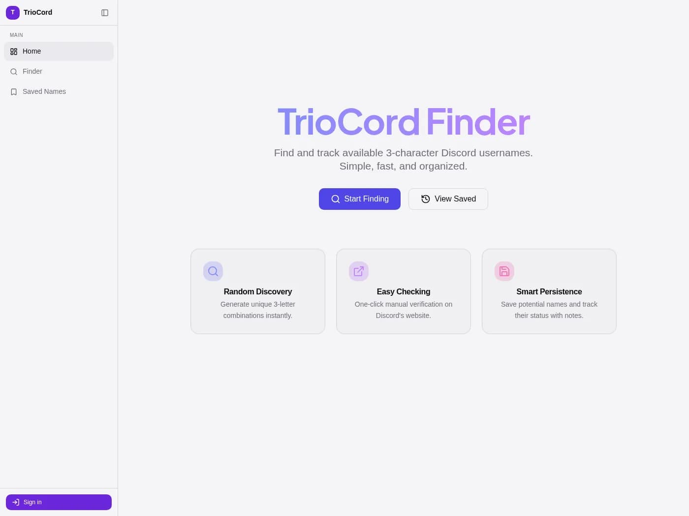 TrioCord Finder