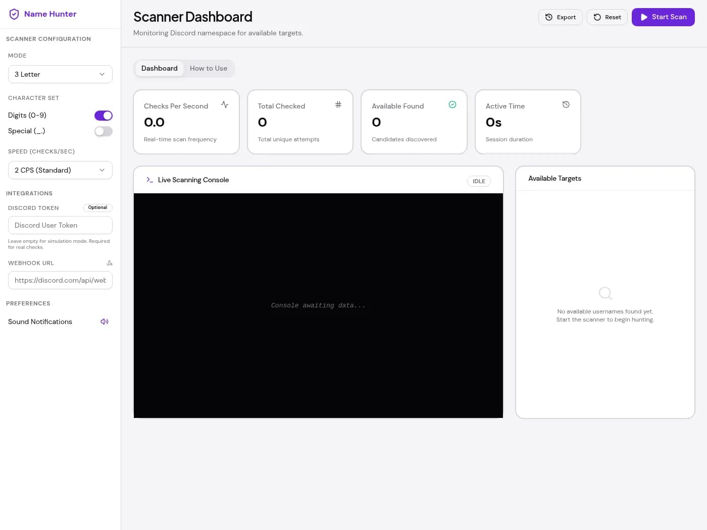 Discord Name Hunter
