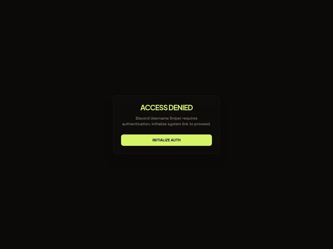 Discord Username Sniper