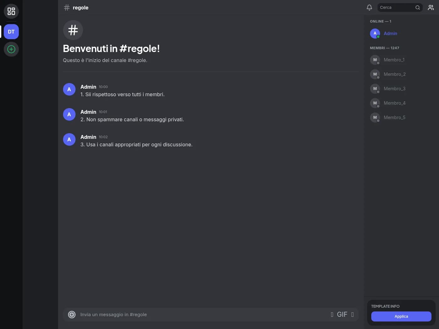 Discord Server Template
