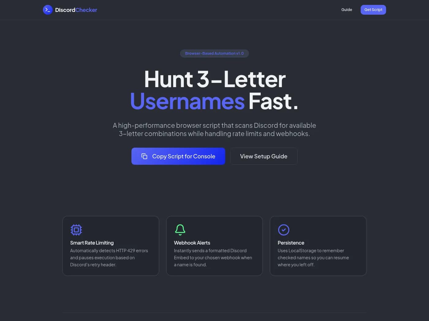Discord Username Checker