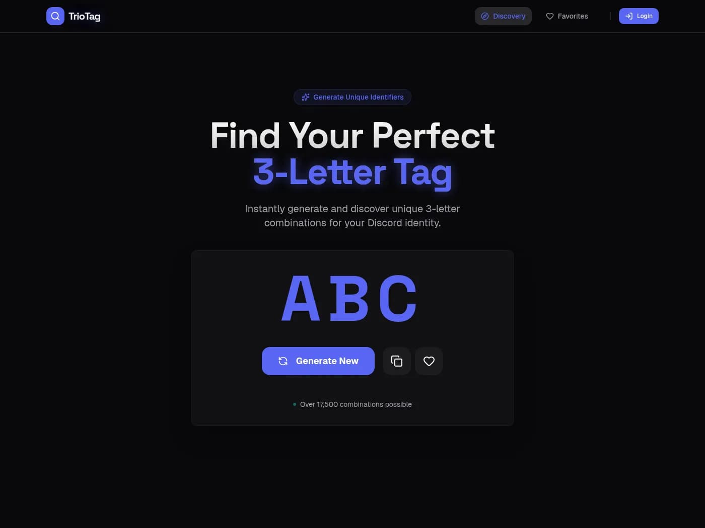 TrioTag Discord Finder