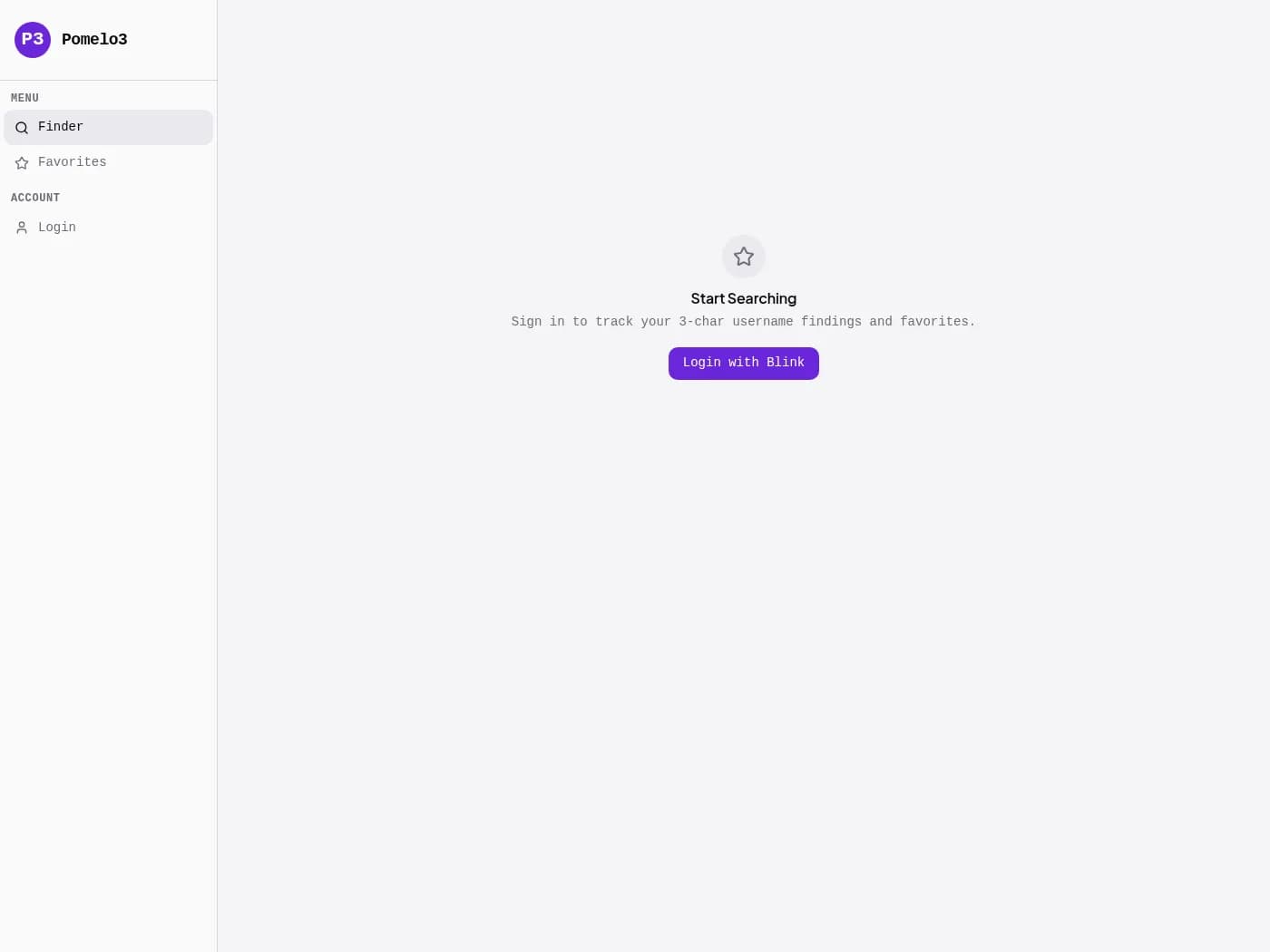 3Char Username Finder