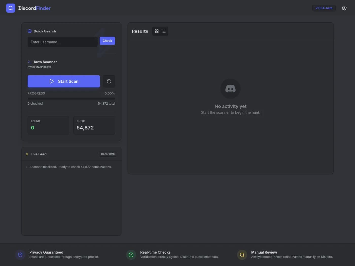 Discord Username Finder