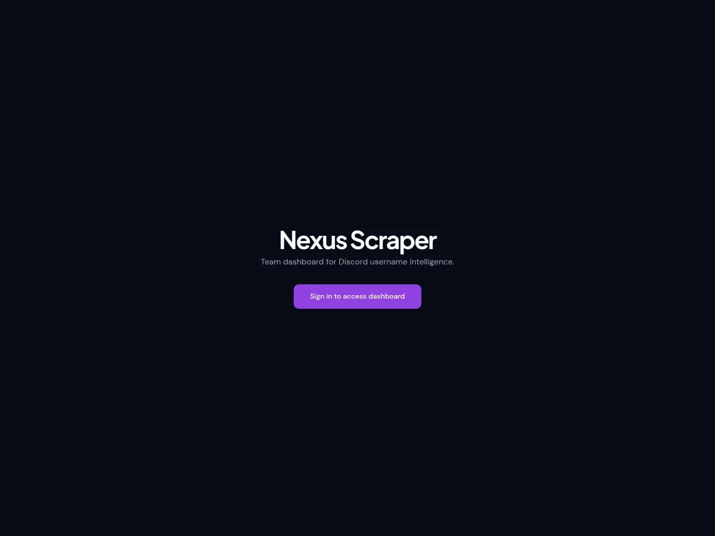 Discord Name Scraper
