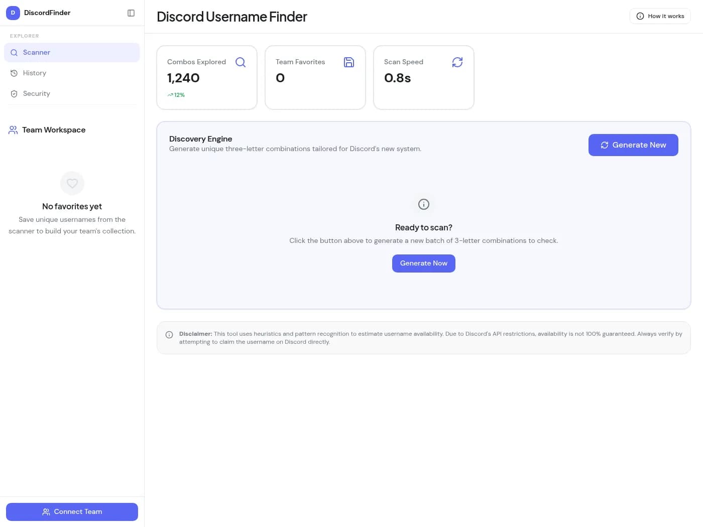 Discord Username Finder