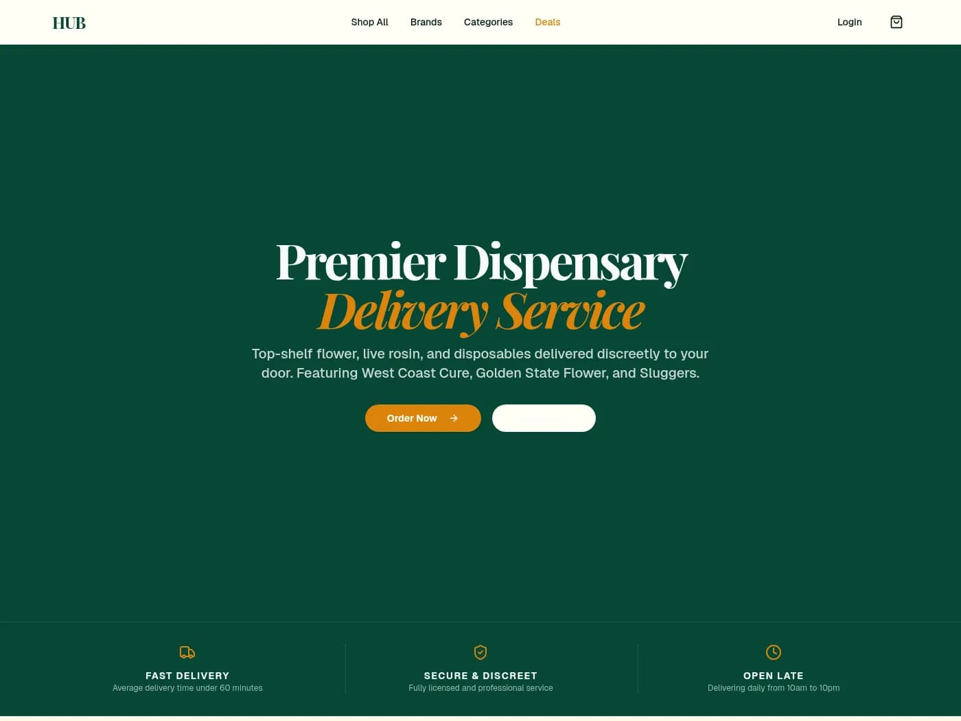 Dispensary Delivery Hub