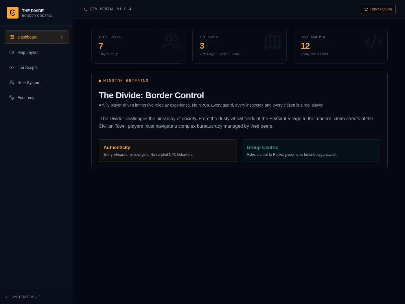 The Divide: Border Control