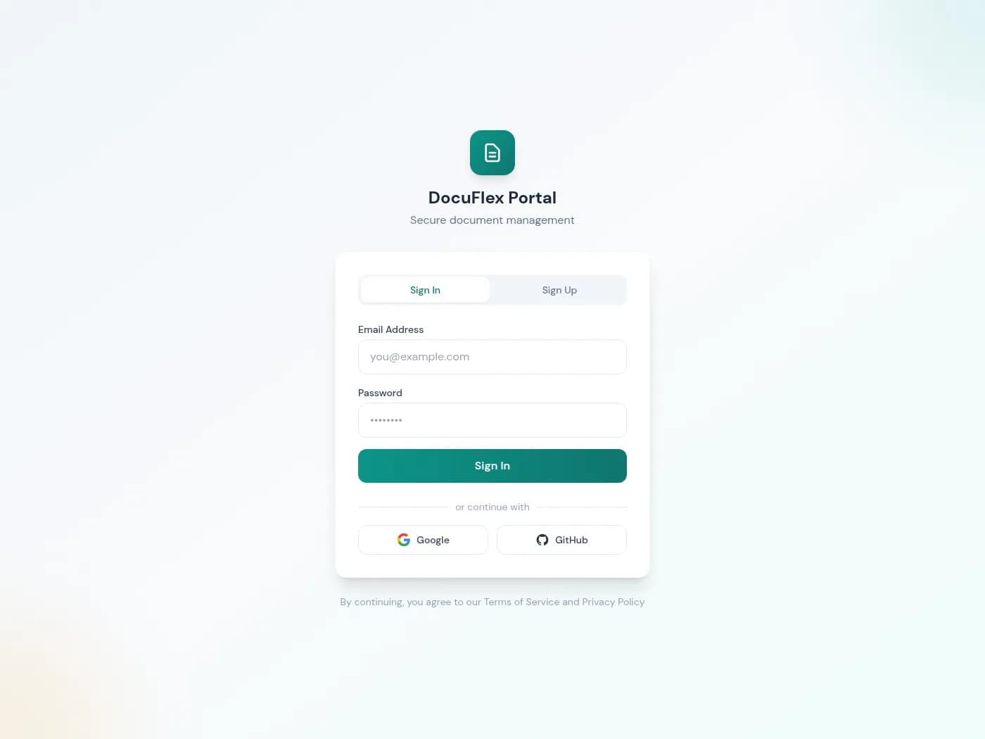 DocuFlex Portal