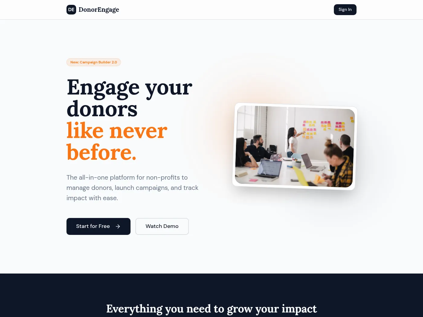 DonorEngage CRM