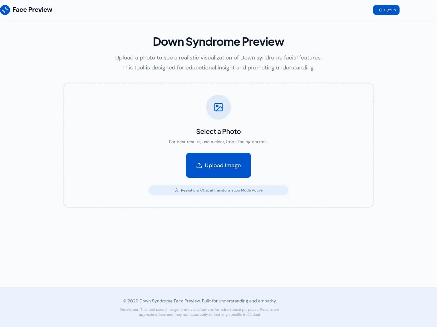 Down Syndrome Face Preview