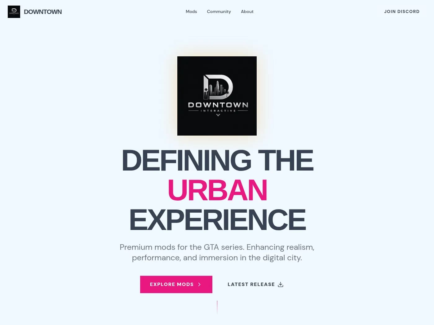 Downtown Interactive Website