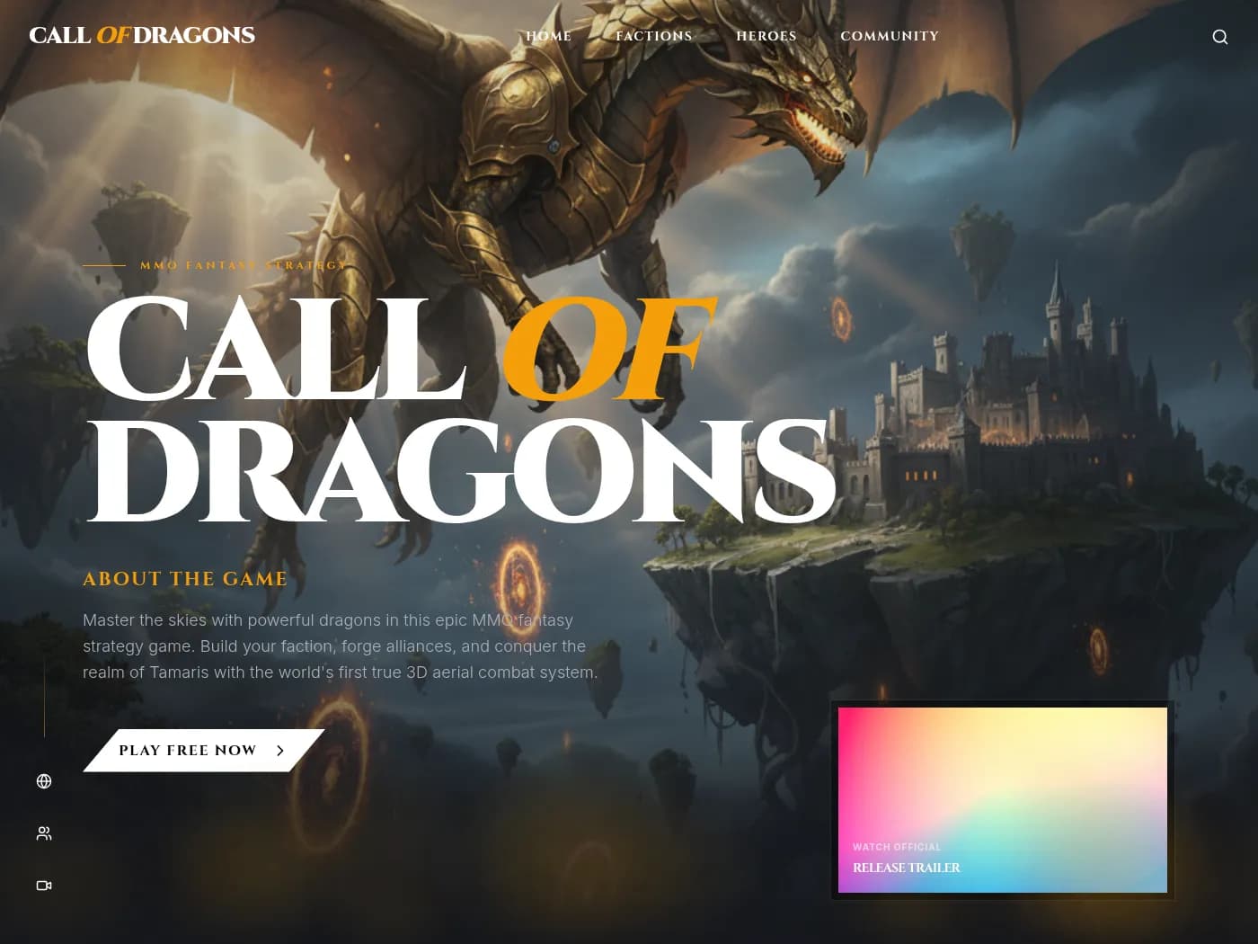 Call of Dragons Landing