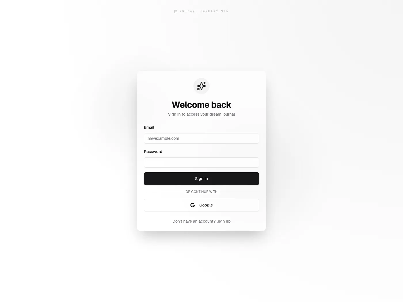 Dream Journal Templates